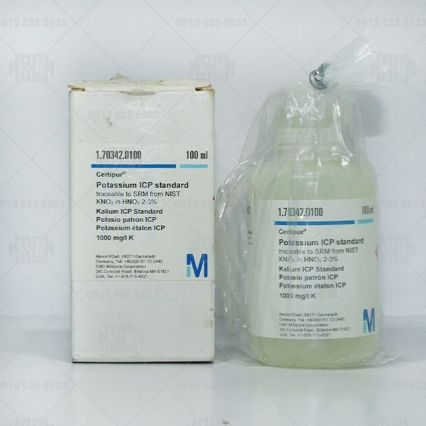 پتاسیم ICP استاندارد 170342 Potassium ICP standard - مانا شیمی